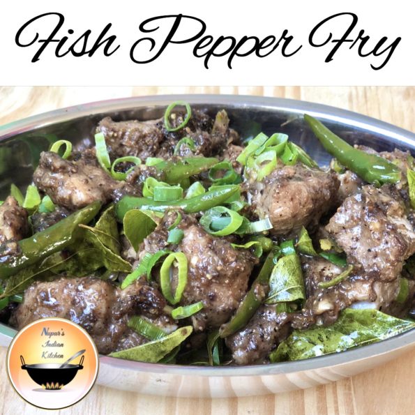 How to make a Spicy Fish Pepper Fry Nupur's Indian Kitchen