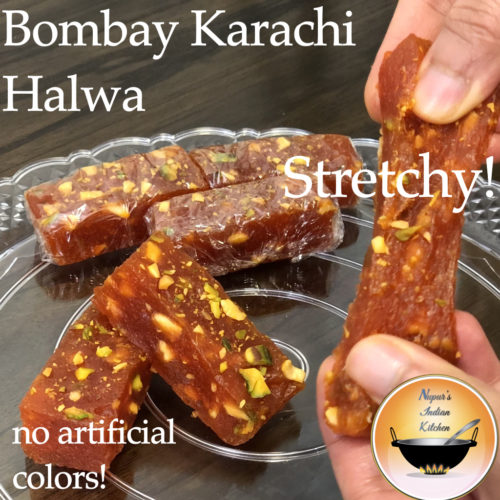 How to make Perfect Stretchy Halwai Style Bombay Karachi Halwa at home