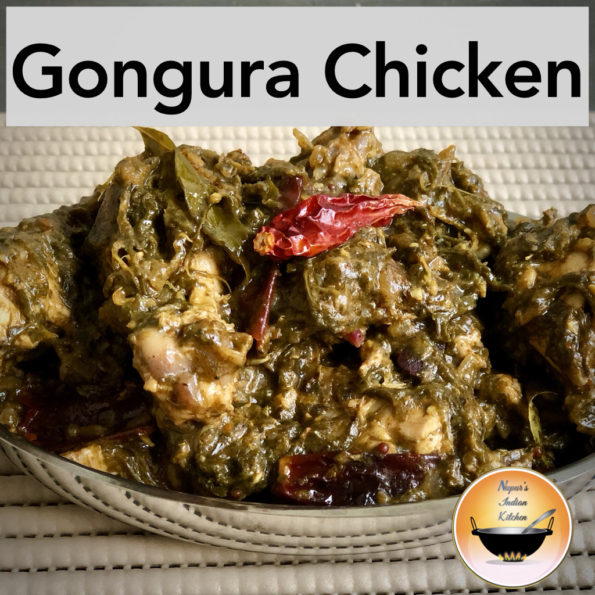 How to make Gongura Chicken Curry Nupur's Indian Kitchen