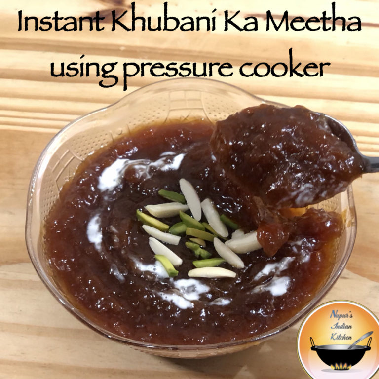 How To Make Instant Khubani Ka Meetha Using A Pressure Cooker